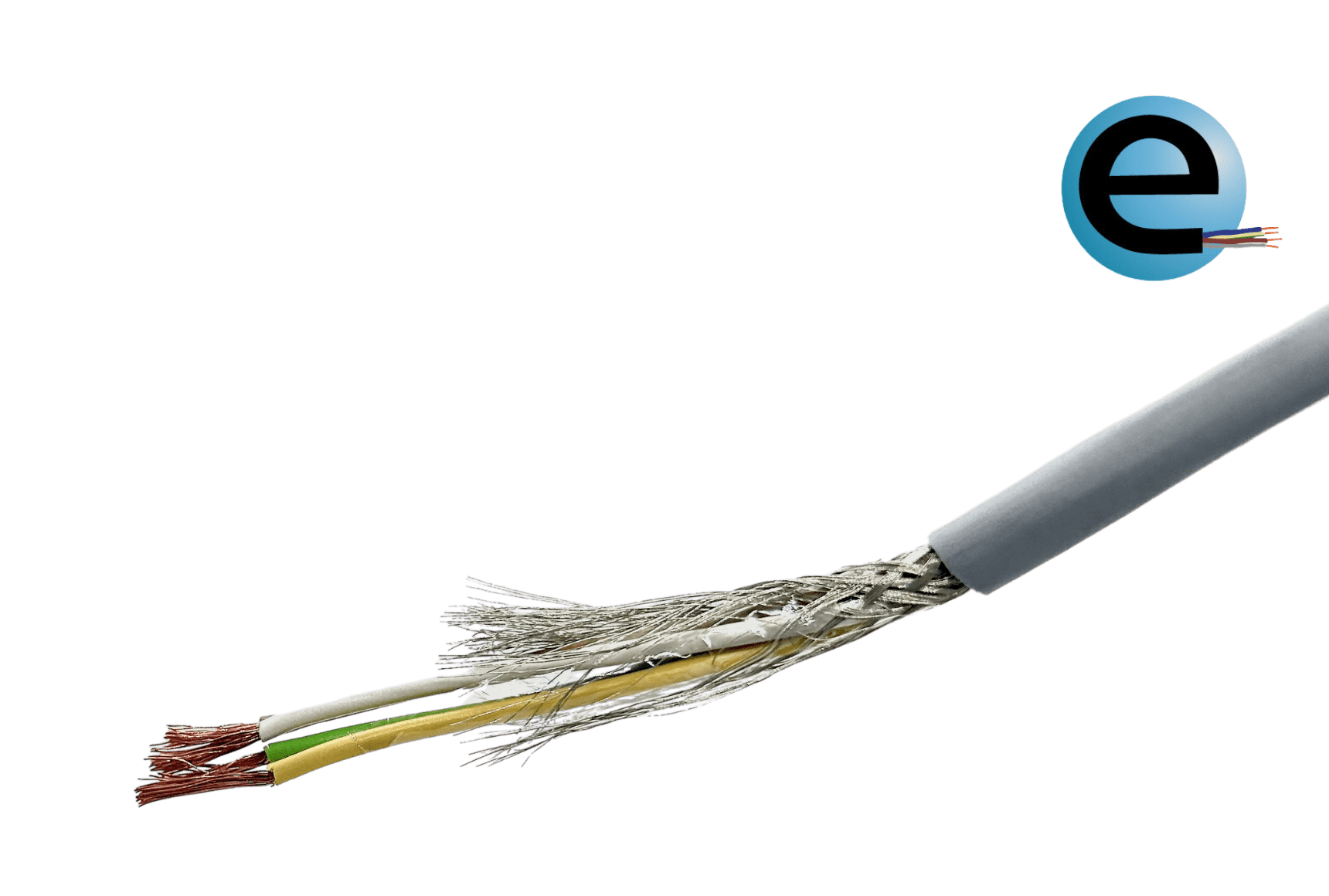 Câble électrique blindé LIYCY multiconducteurs (500 VOLTS) - 0,25 mm² à ...